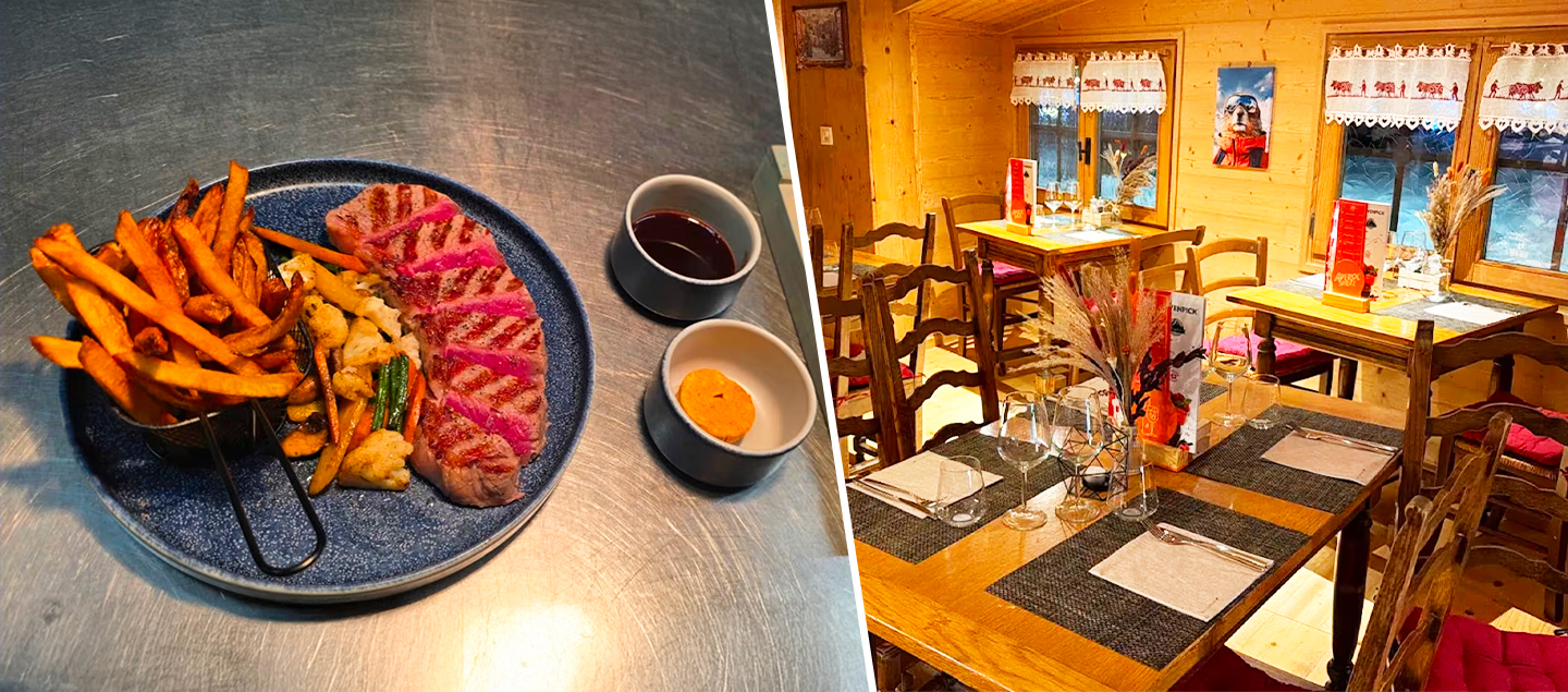 Menu Entrecôte avec entrée et dessert dès 2 personnes - Realdeals.ch
