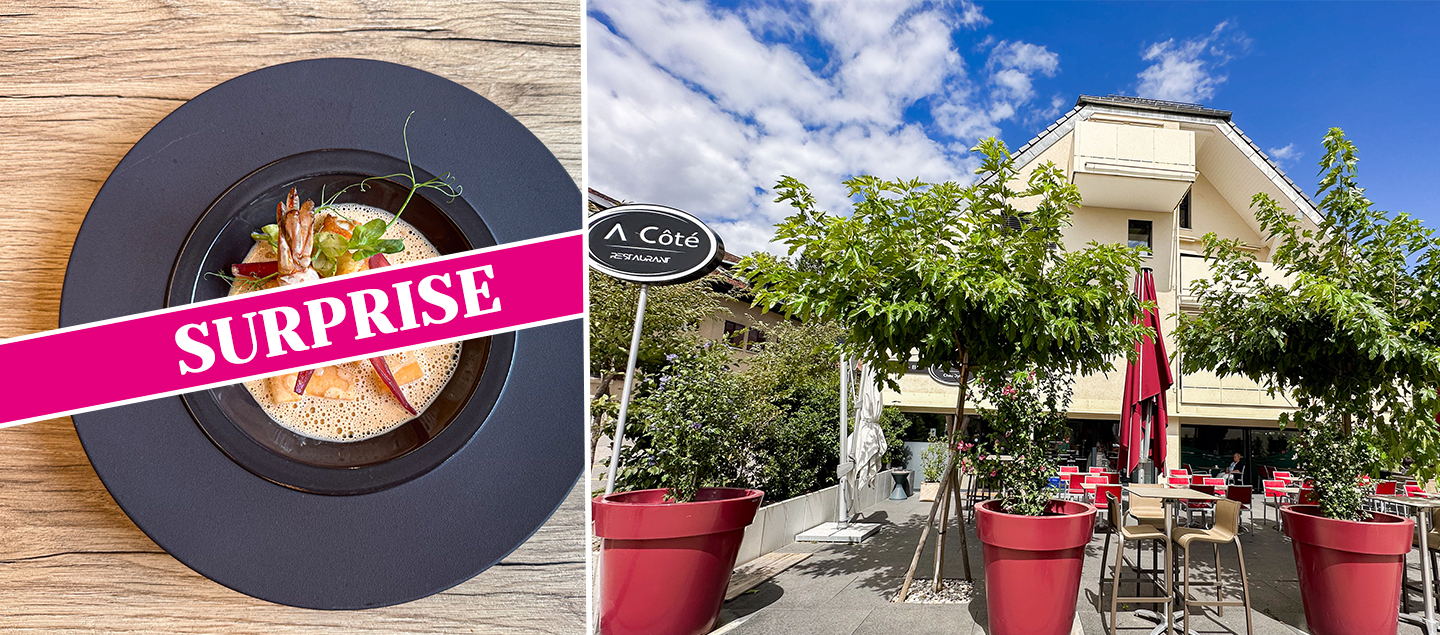 Menu Surprise avec entrée, dessert et Verre de bienvenue dès 2 ...