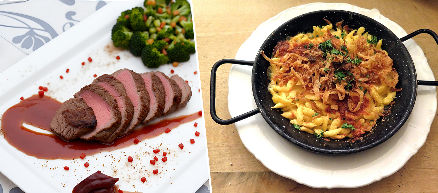 Menu filet mignon de Sanglier avec entrée dès 2 personnes - Realdeals.ch