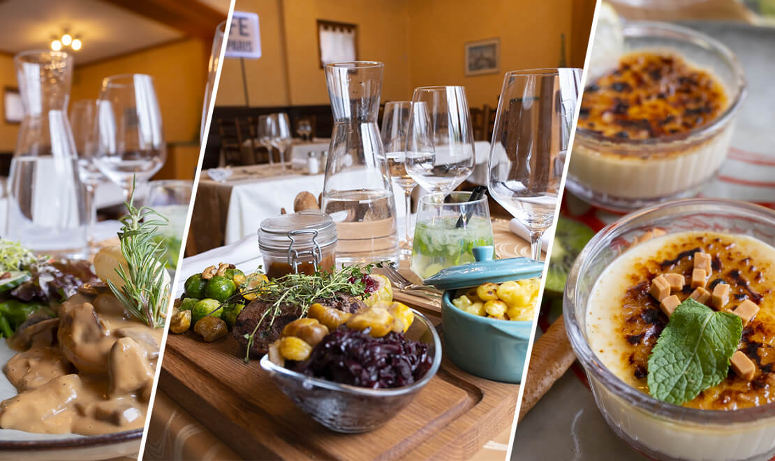 Menu chasse avec entrée et dessert dès 2 personnes - Realdeals.ch