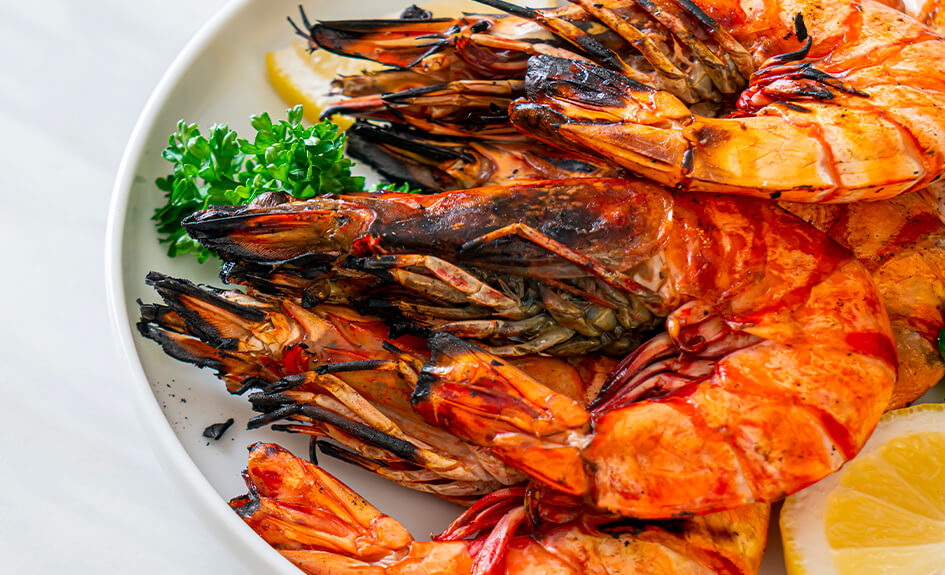 Menu gambas à volonté avec frites, salade et dessert dès 2 personnes ...