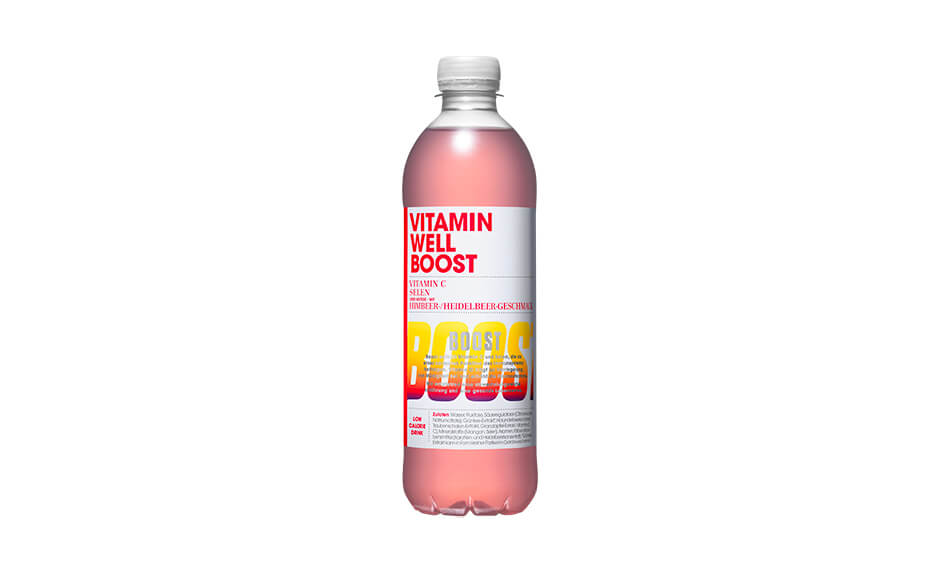 Pack de 12 Boisson Vitaminée Vitamin Well Boost - Realdeals.ch