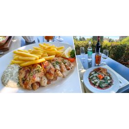 Menu Filets de Perche meunière avec entrée au choix, Vin et Digestif ...